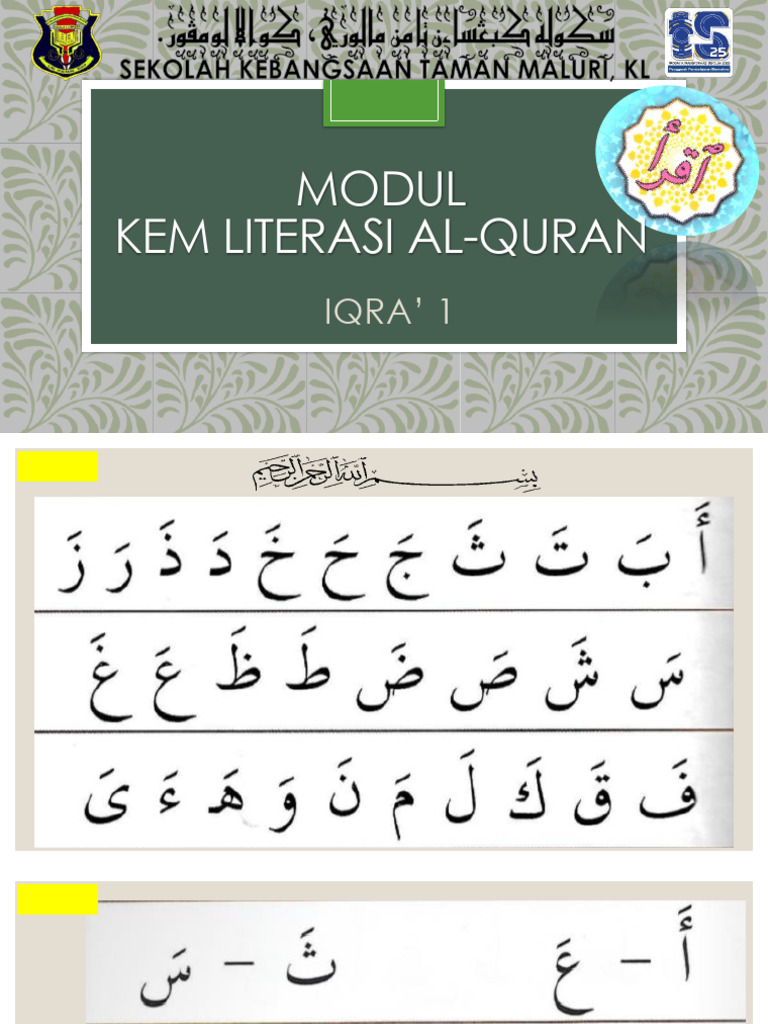 Modul Iqra' 1 | PDF
