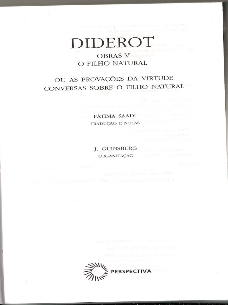 DIDEROT - O-Filho-Natural | PDF
