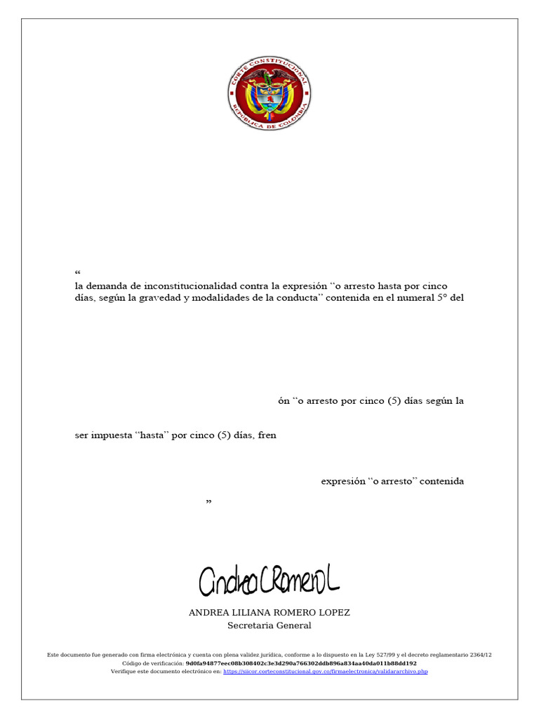 Sentencia C-053/24 de la Corte Constitucional | PDF | Justicia | Crimen ...
