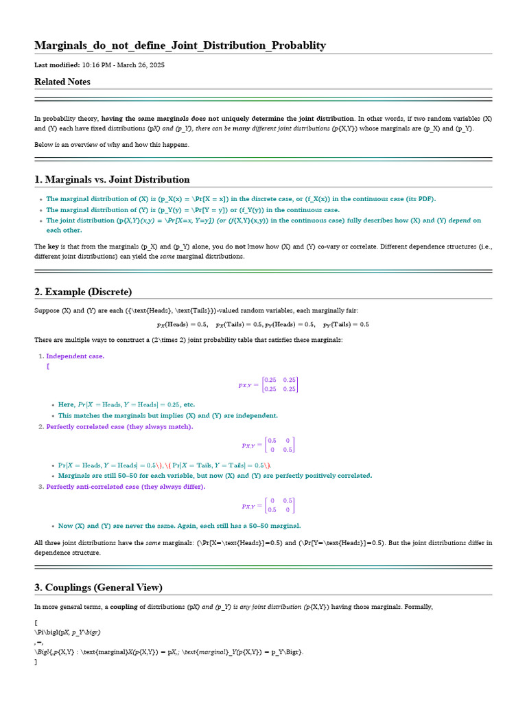 Marginals_do_not_define_Joint_Distribution_Probablity | PDF ...