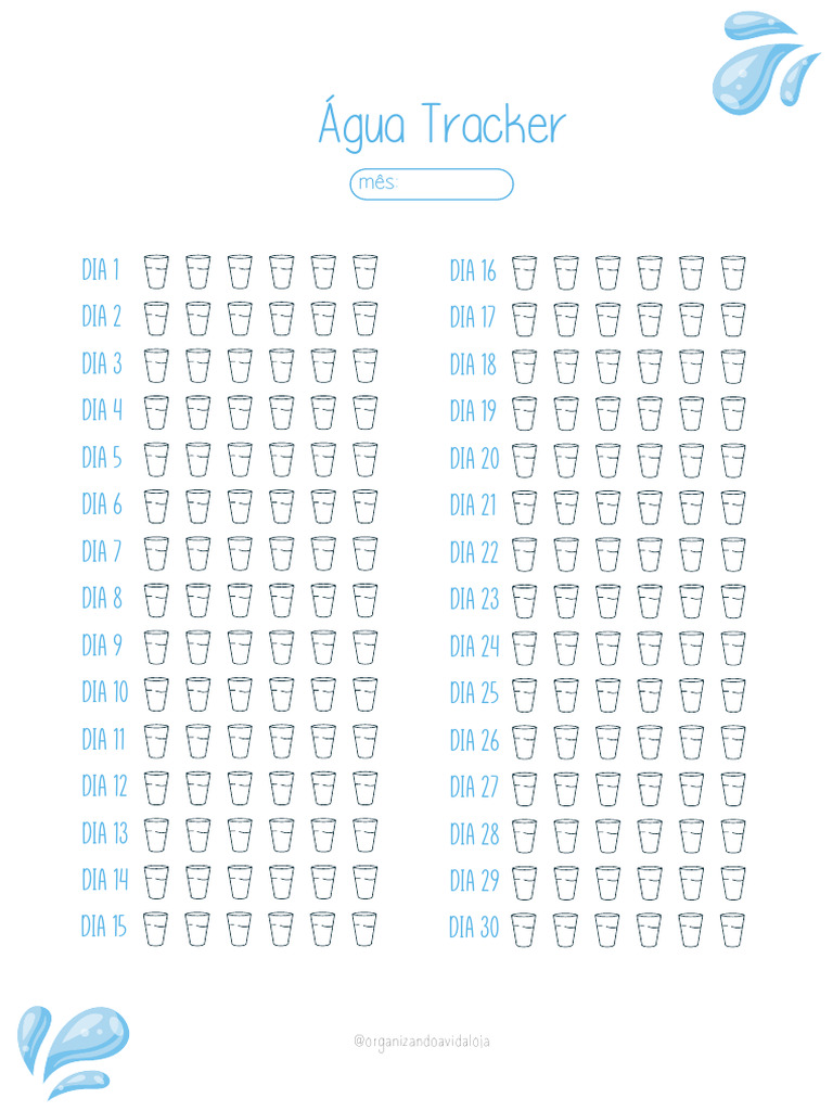 Água Tracker PDF | PDF
