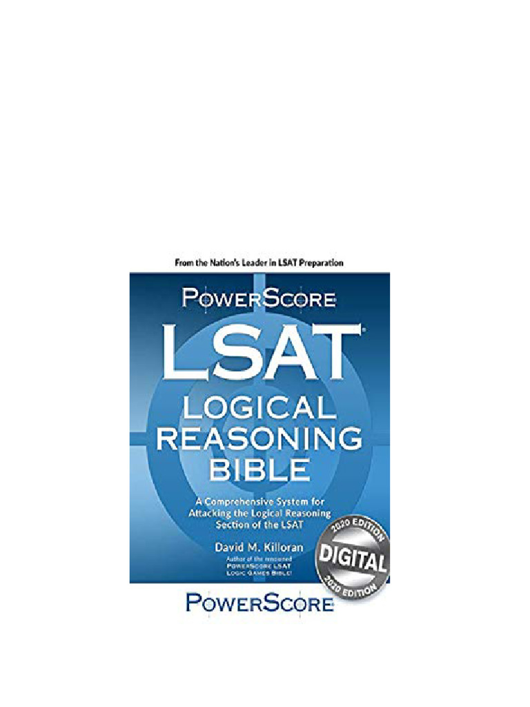 (Ebook PDF) The PowerScore Digital LSAT Logical Reasoning Bible 2020th ...