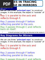 A) Draw A Ray Diagram For Each To Locate The Image. B) State The ...