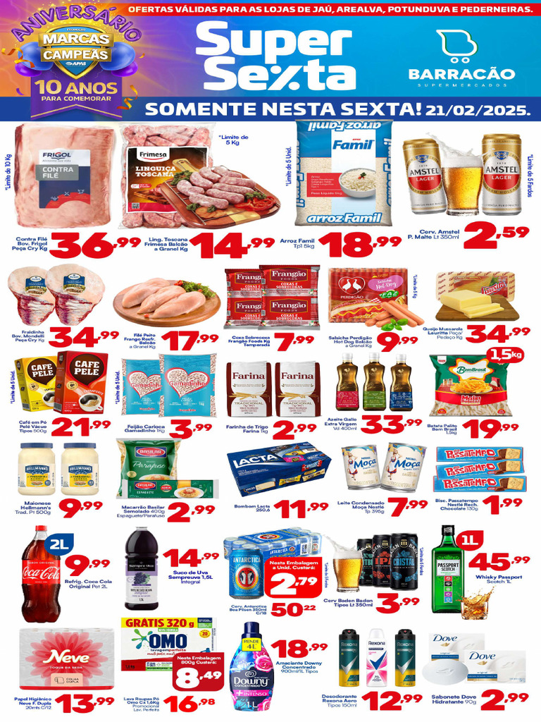 Super Sexta 21.02.2025 - Jaú, Pederneiras, Arealva e Potunduva | PDF