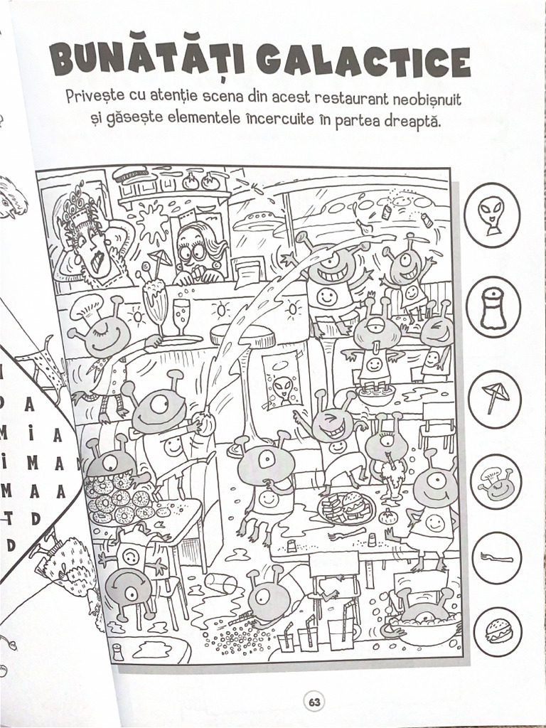 Priveste Cu Atentie Scena Din Acest Restaurant Neobisnuit-Jocuri Copii | PDF