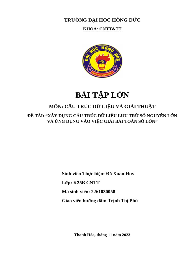BTL CTDL> | PDF