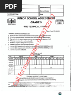 Grade 9 Kjsea Endterm 1 s3 Exams | PDF