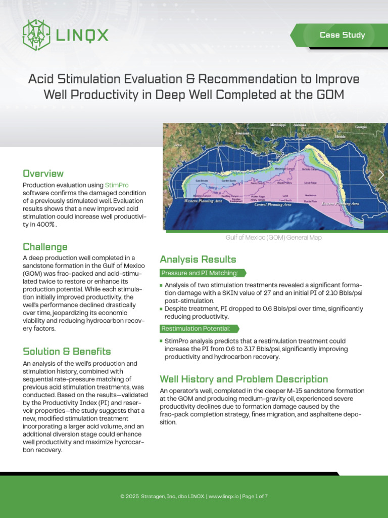 Acid Stimulation Evaluation and Recommendation To Improve Well ...
