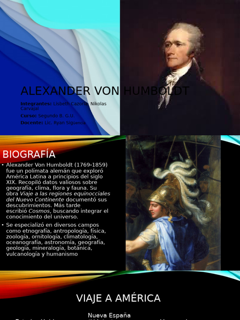 Alexander Von Humboldt | PDF | Ciencias de la Tierra
