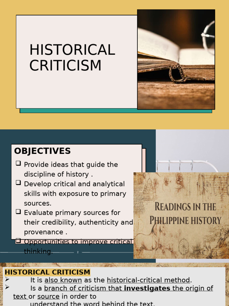 Understanding Historical Criticism | PDF | Human Communication