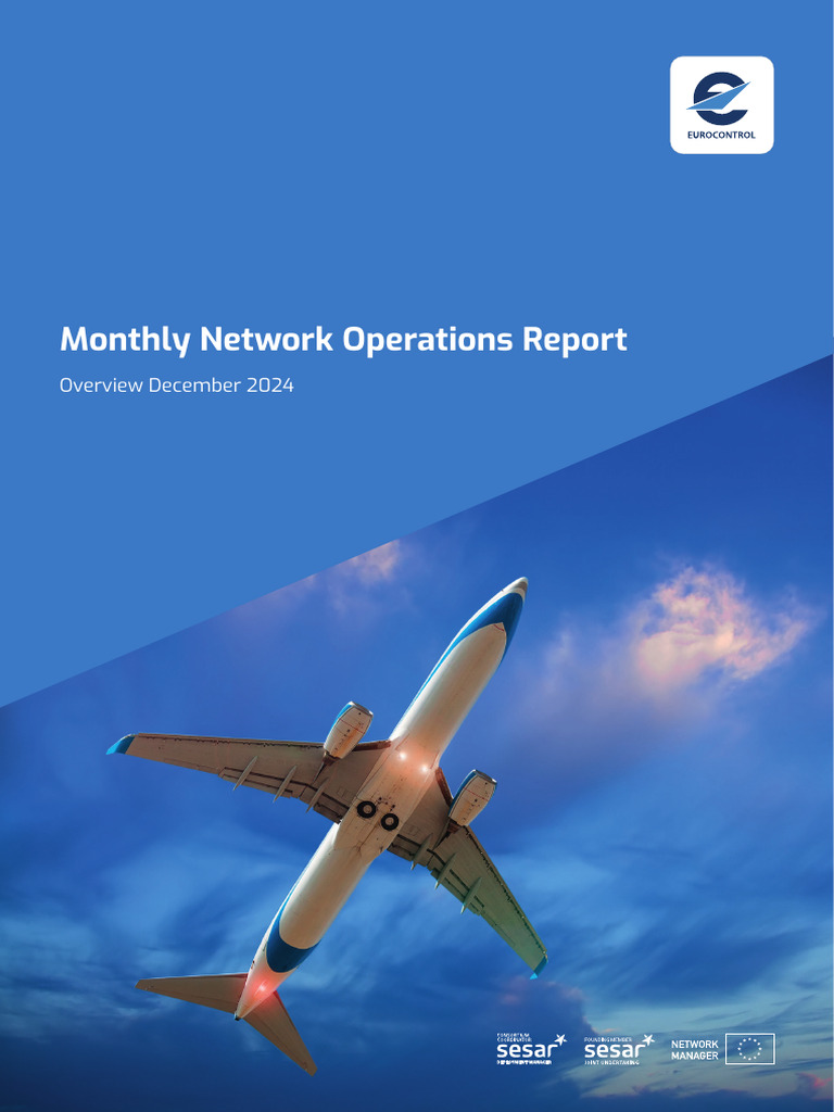 Eurocontrol Network Operations Report December 2024 | PDF | Air Traffic Control | Airport
