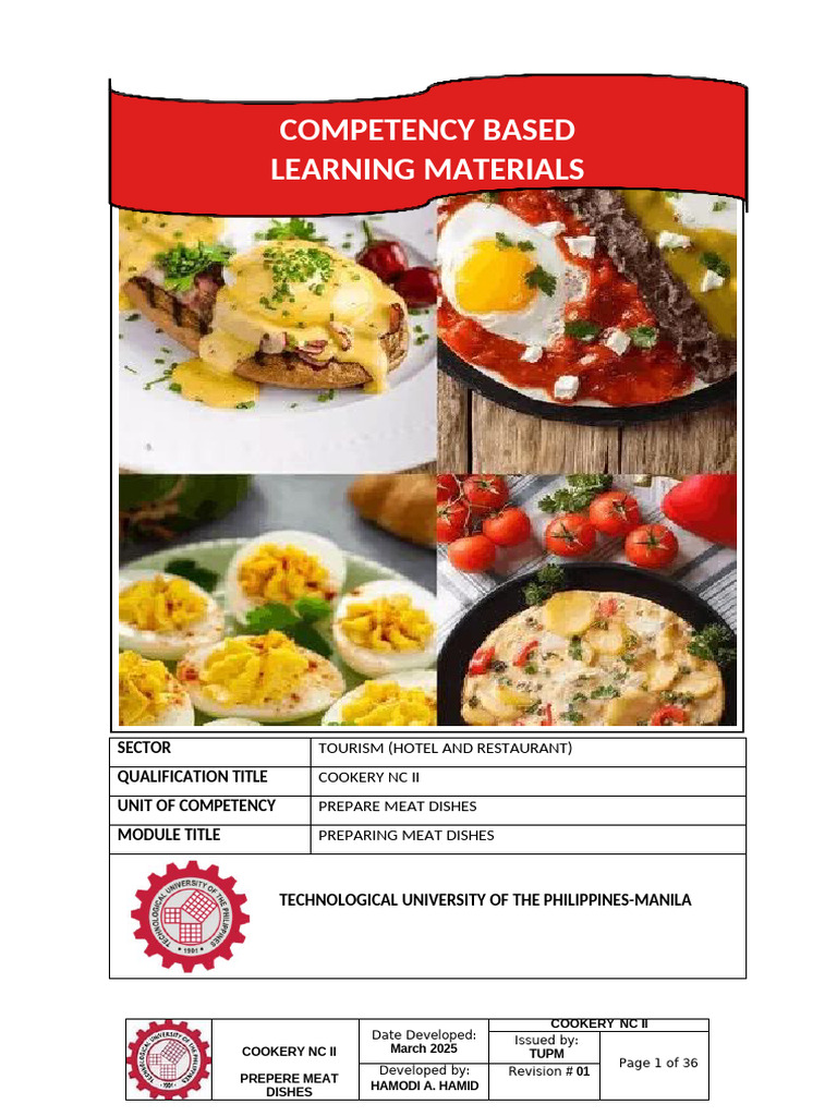 CBLM Part | PDF | Steak | Cooking