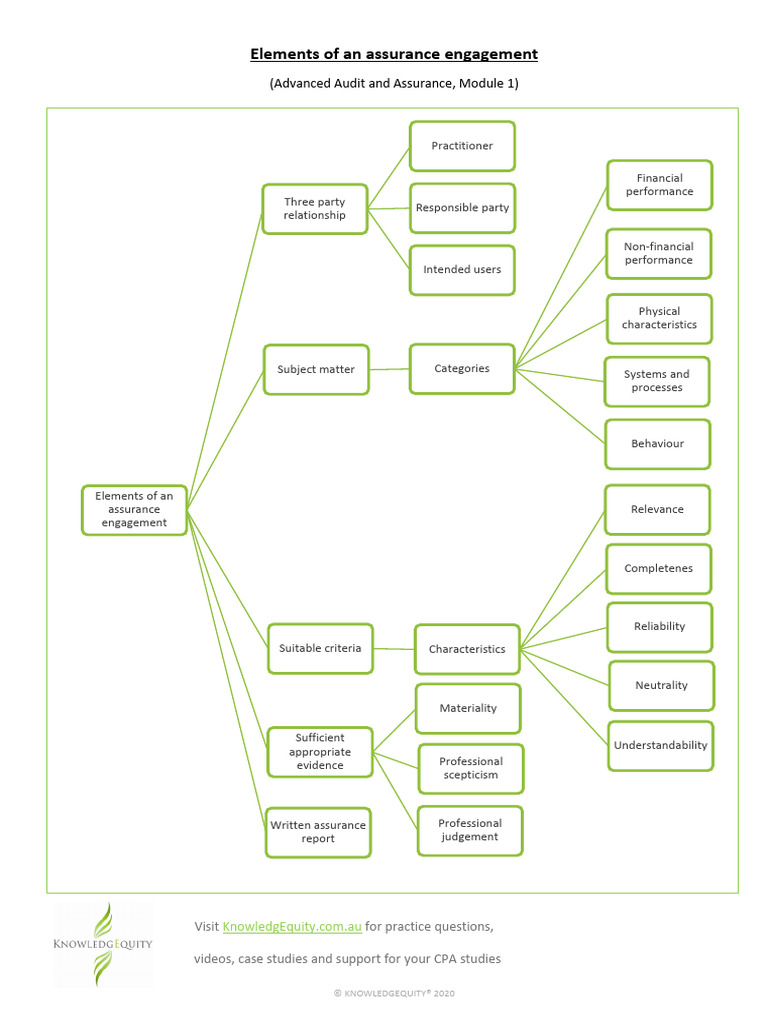 Elements of An Assurance Engagement | PDF