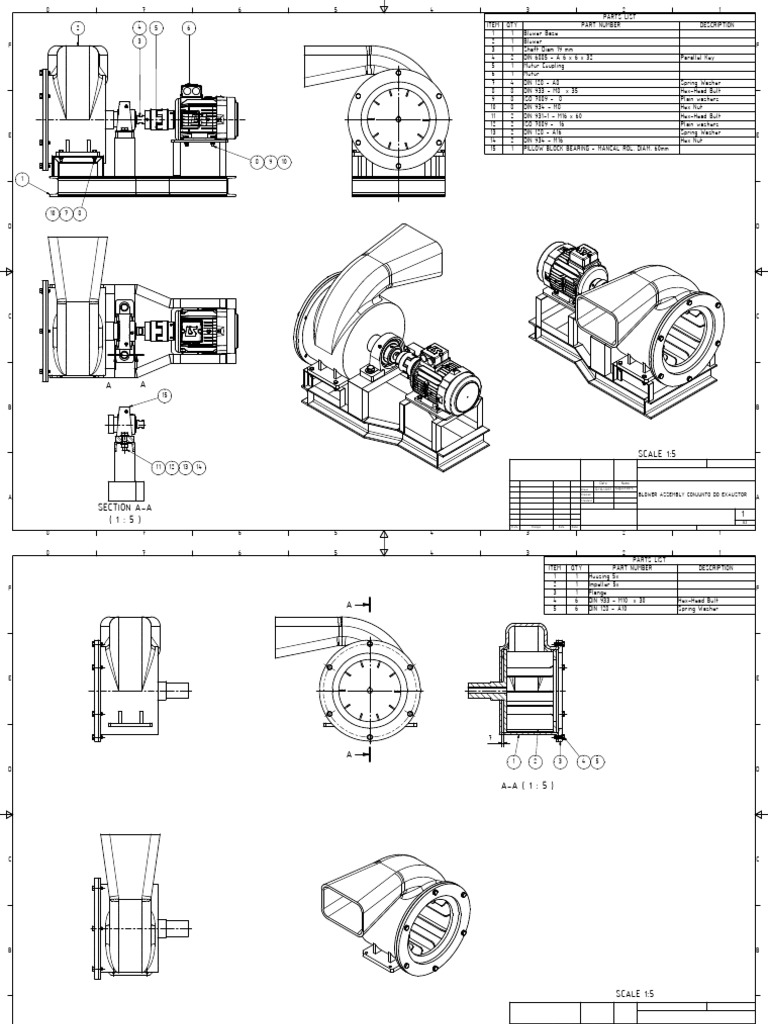 NX Blower Desenhos Rev 01 | PDF