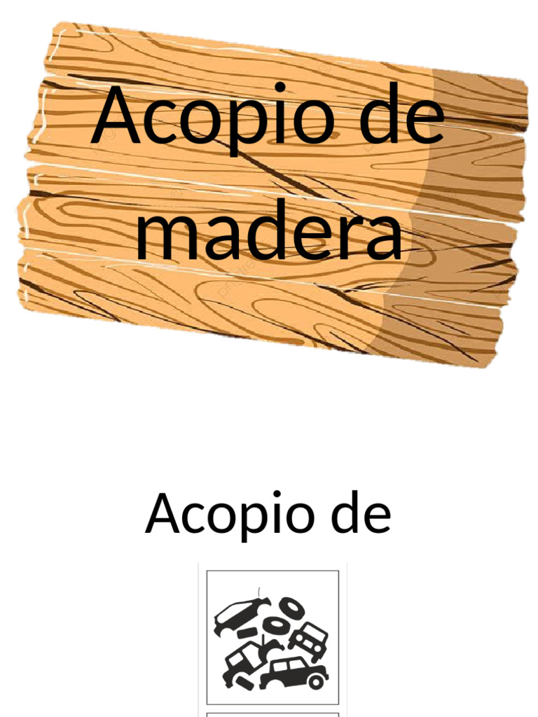Acopio de madera | PDF