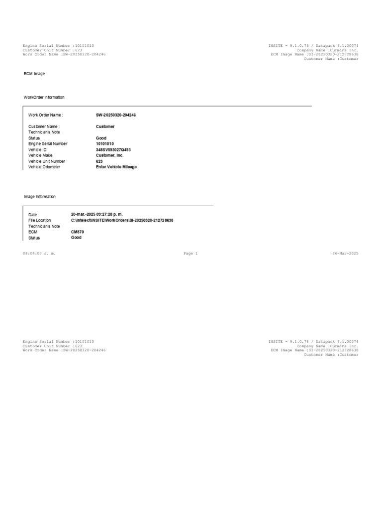 ECM Image: SW-20250320-204246 Customer Good 10101010 348SV593027Q493 Customer, Inc. 623 Enter ...