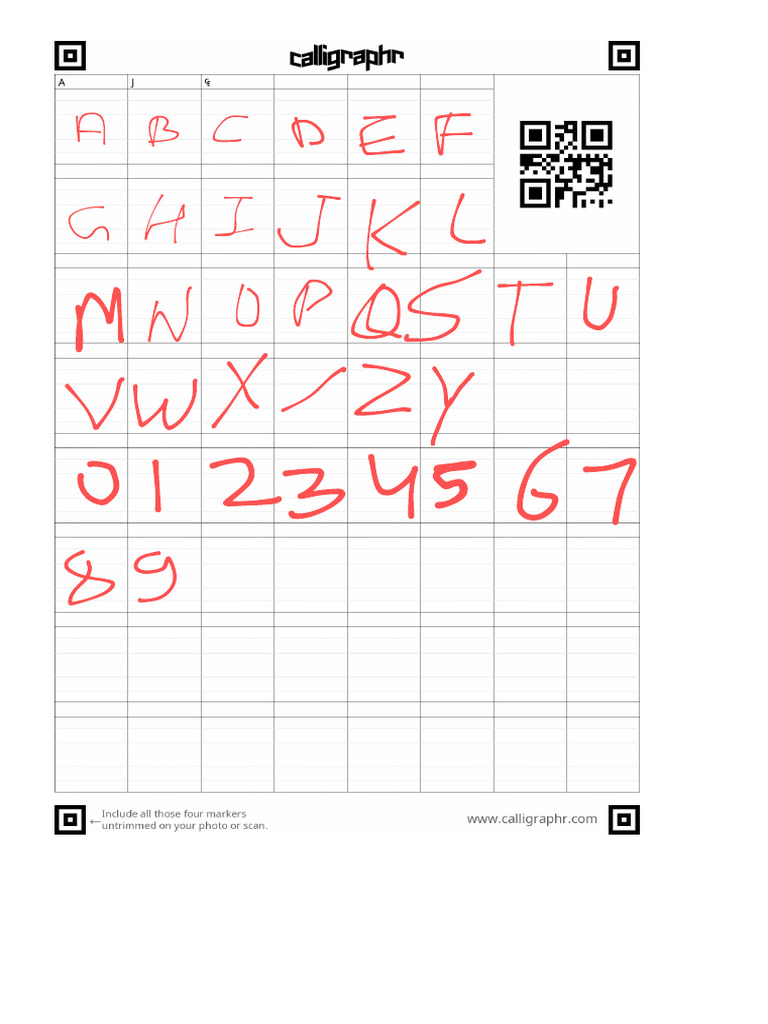 Calligraphr-Template | PDF