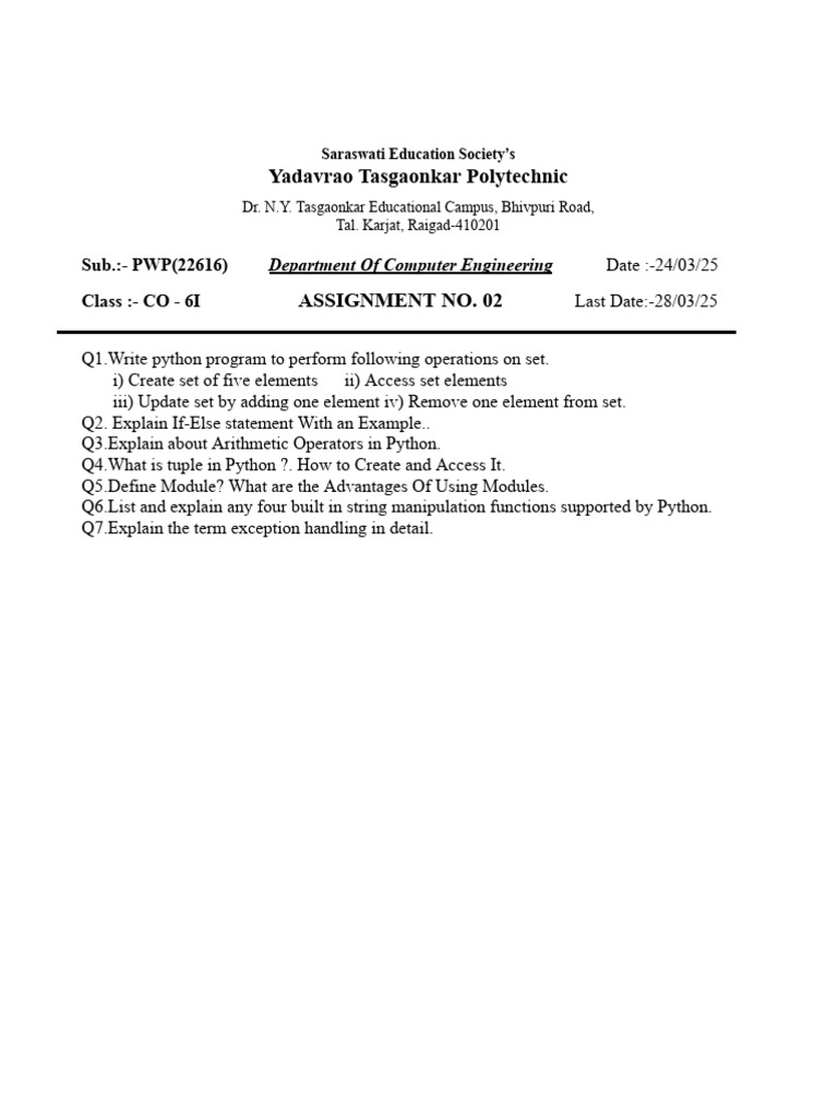 Assignment-02 PWP | PDF