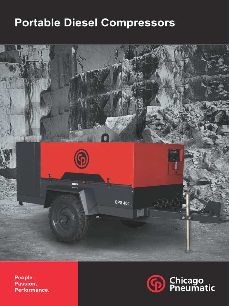 Chicago Pneumatic Portable Compressors | PDF | Engines | Internal ...