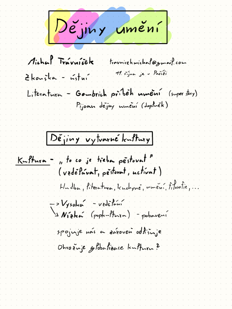 PoznÃ¡mky dÄ jiny umÄ nÃ­ do 18. stoletÃ­ - TadeÃ¡Å¡ TobeÅ¡_compressed (1) | PDF