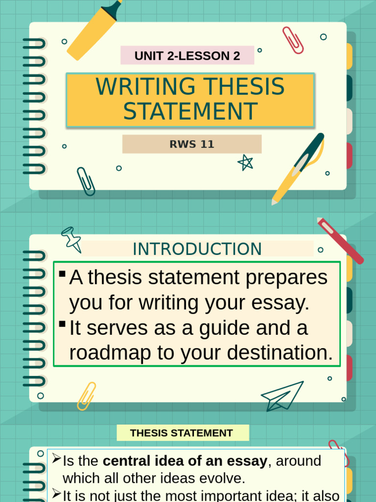 Crafting Effective Thesis Statements | PDF | Essays | Thesis