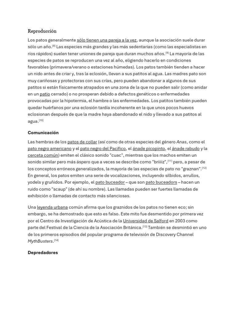Reproducción de Patos: Monogamia y Cuidado | PDF | Pato | Aves