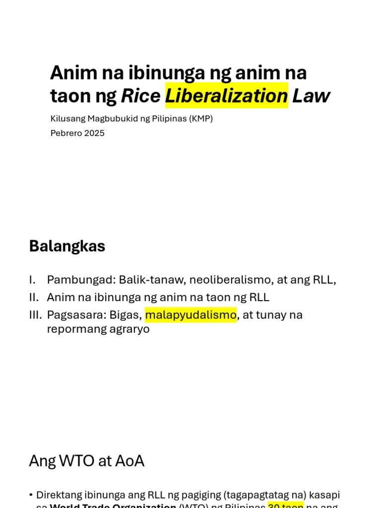 Anim na ibinunga ng anim na taon ng RLL pdf | PDF