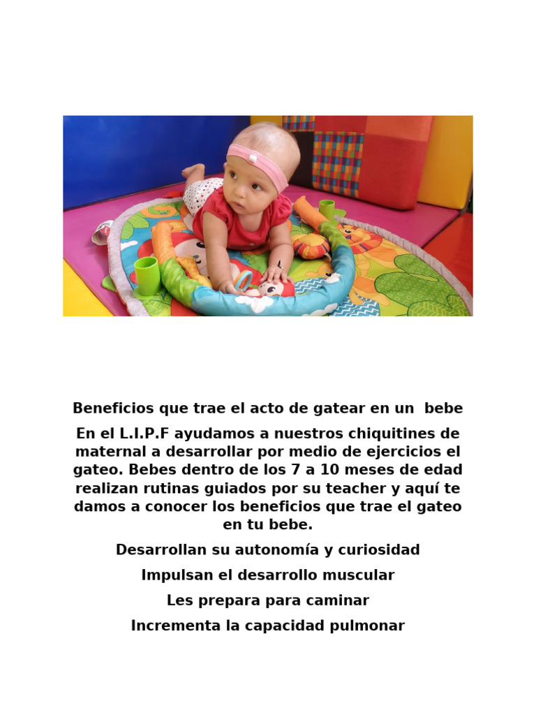 Beneficios Que Trae El Acto de Gatear en Un Bebe | PDF