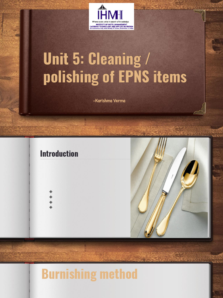 Cleaning - Polishing of EPNS Items | PDF | Silver | Metals