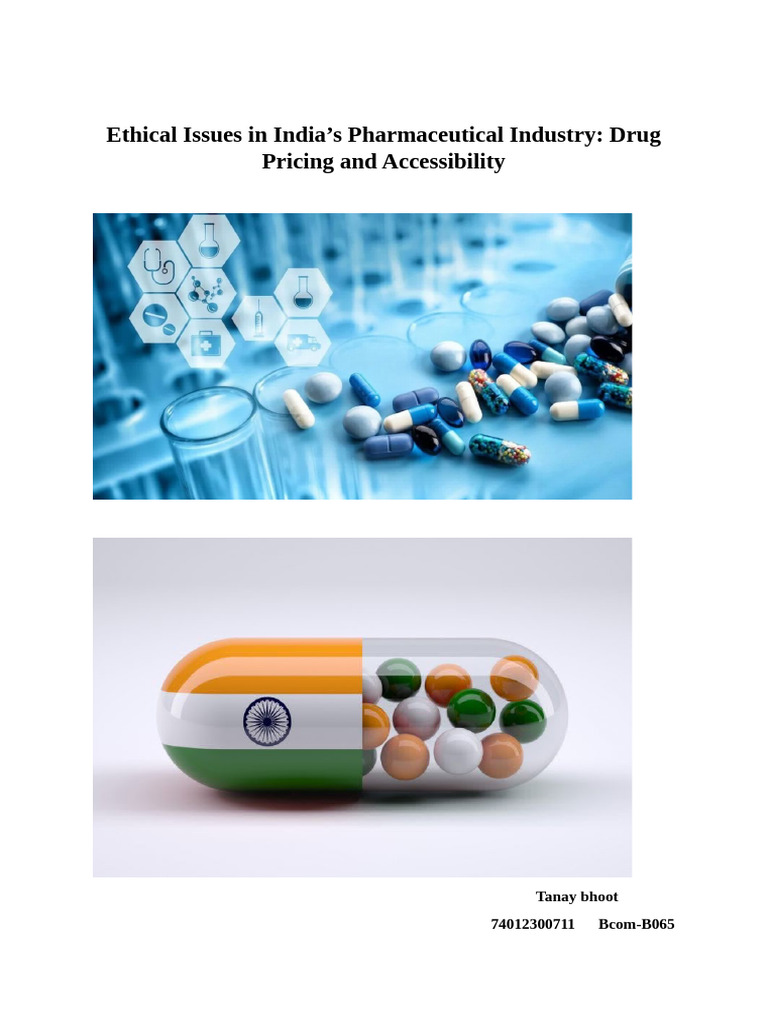 Tanay Evmbe Assignment B065 | PDF | Pharmaceutical Industry | Generic Drug