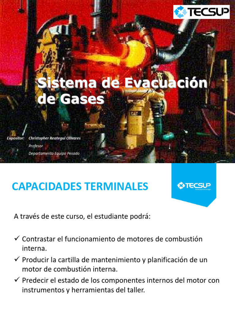 Análisis del Sistema de Escape Diesel | PDF | Motores | Motor de ...