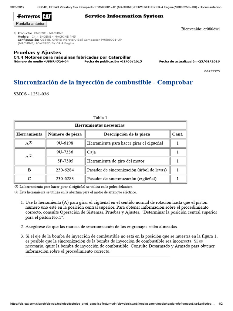 CS54B, CP54B Vibratory Soil Compactor PM500001-UP (MACHINE) POWERED BY C4.4 Engine (M0066250 ...
