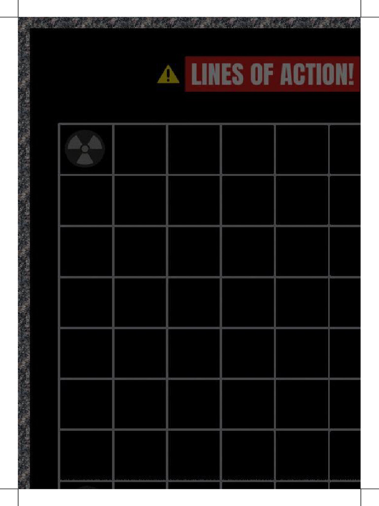 Lines of Action Board25mmtokens | PDF