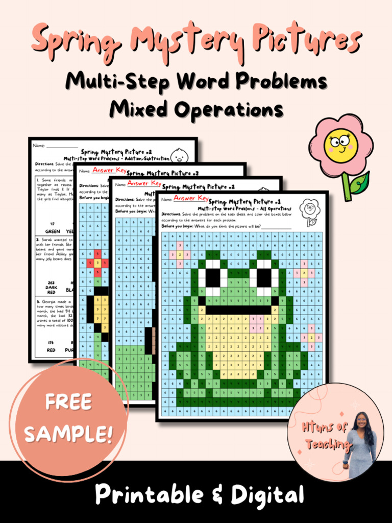 Free Spring Mystery Picture Sample | PDF