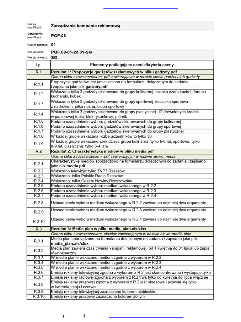 pgf8 st23 Klucz1 | PDF
