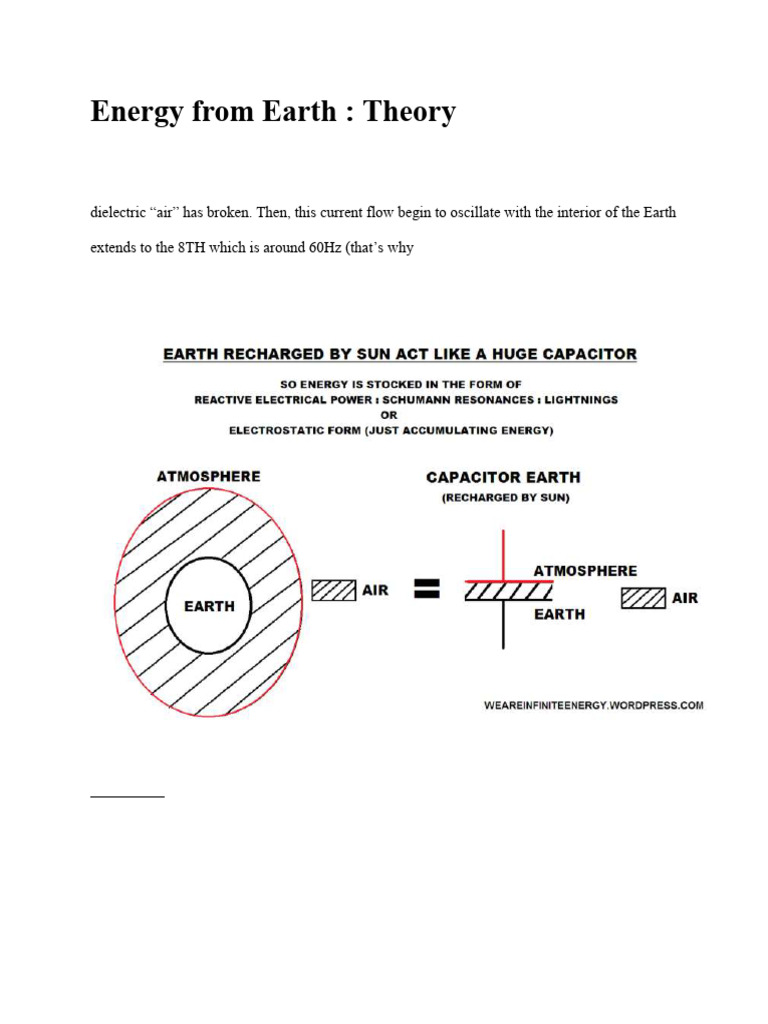 Extracting Energy from Earth's Resonance | PDF