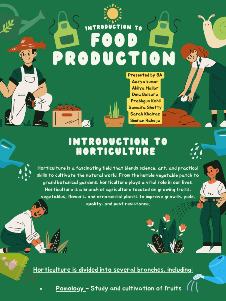 Introduction to Horticulture & Organic Farming | PDF | Agriculture ...