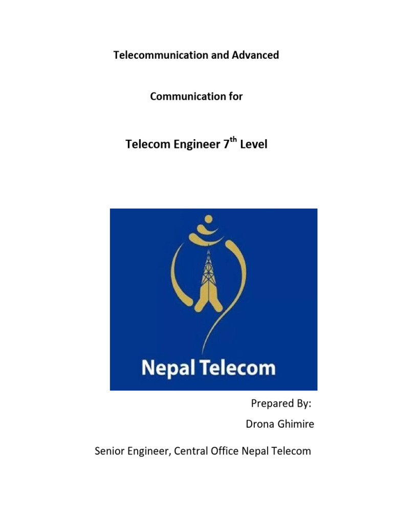 Telecommunication Final Draft 6th April | PDF | Network Topology | Osi ...