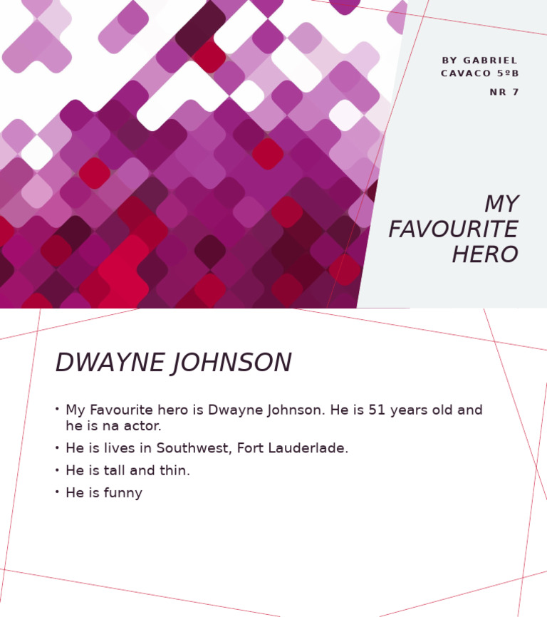 My Favourite Hero | PDF
