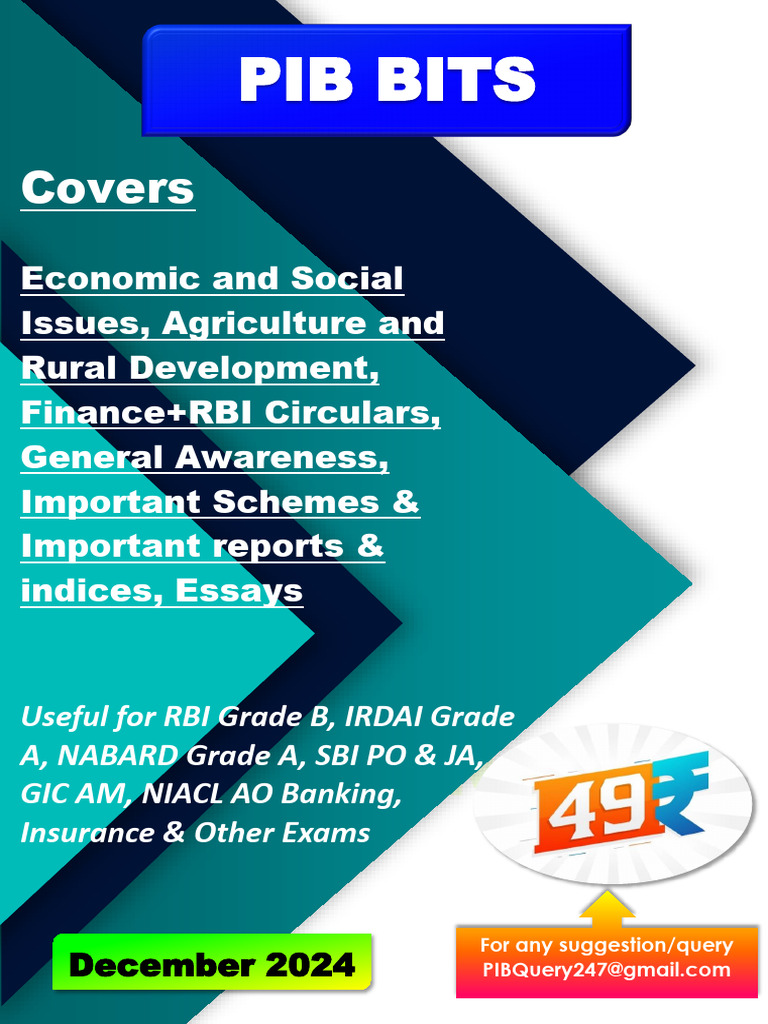 PIB Bits December 1 31 2024 2025 01 01 09 23 49 | PDF | Employment ...