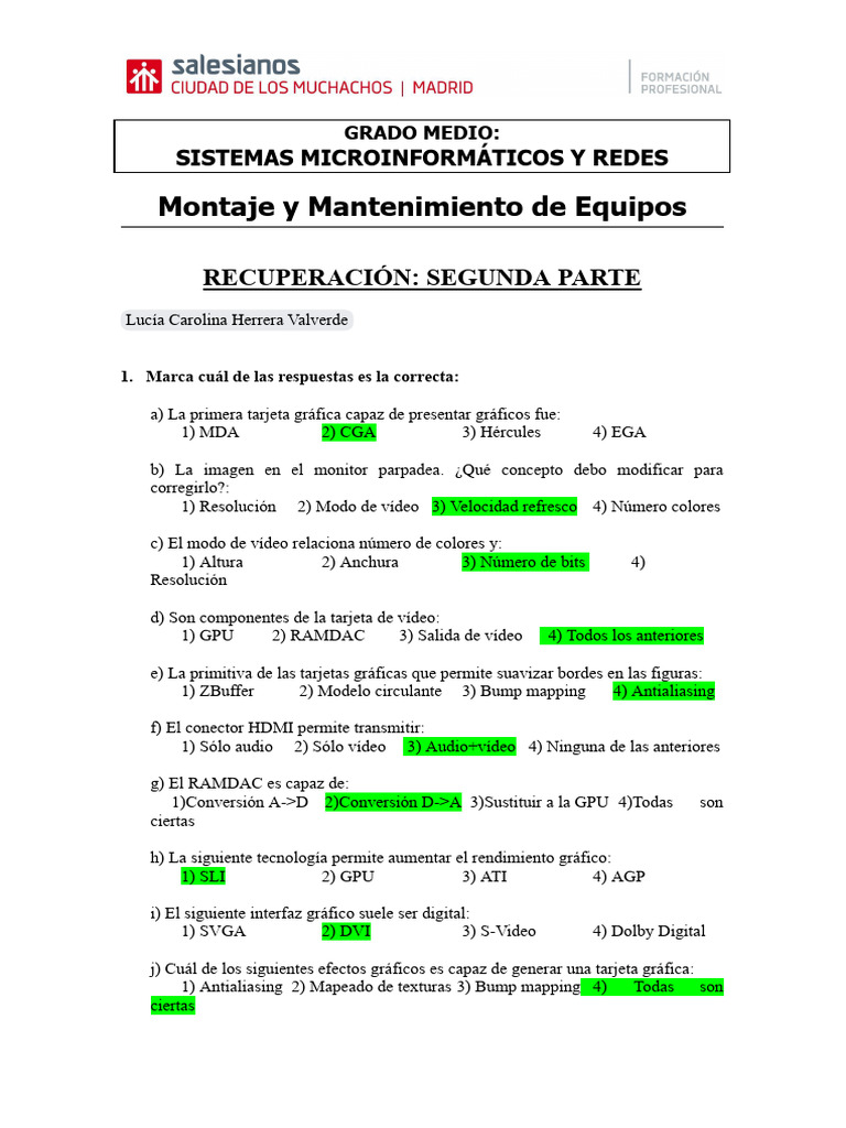 Tareas de Recuperación - 2a Parte - Curso 2425 | PDF | Ieee 802.11 | Impresora (Computación)