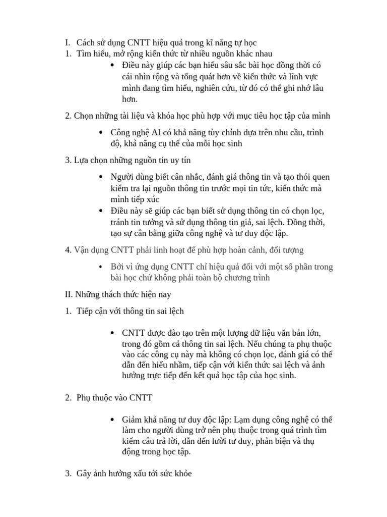 nội dung ttrinh CNTT | PDF