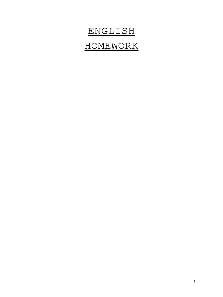 English Homework: Opposites & Cyber Terms | PDF