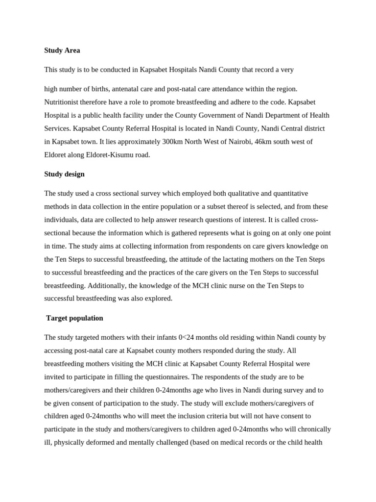 3.0 Methodology-Wps Office Kilel | PDF | Breastfeeding | Health Care