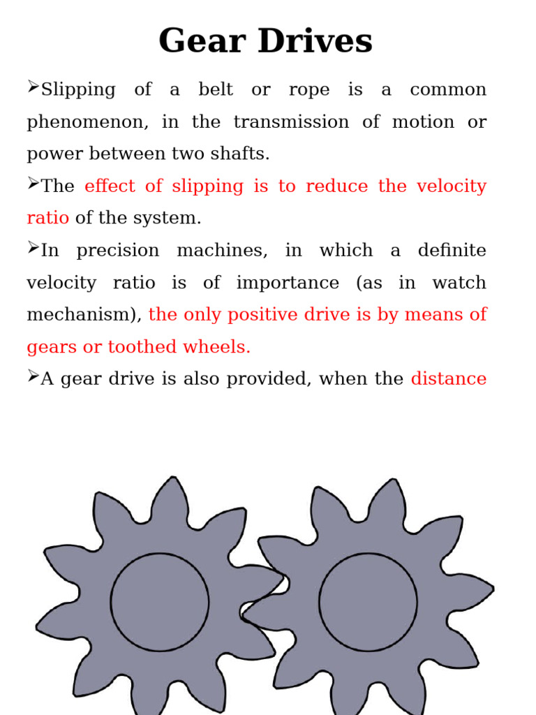 Understanding Gear Drives and Their Benefits | PDF | Gear | Machines
