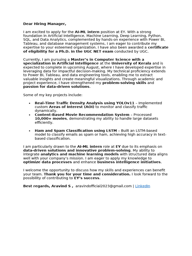 Coverletter Template | PDF