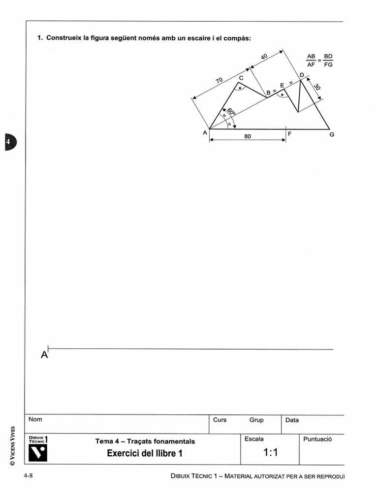 Enunciados 1o BACH GEOMETRIA PLANA - Tema 4 | PDF