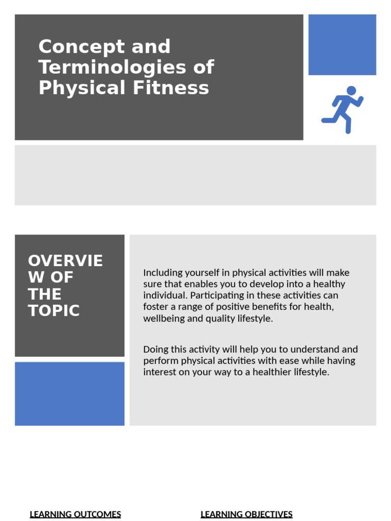 Understanding Physical Fitness Concepts | PDF | Physical Fitness