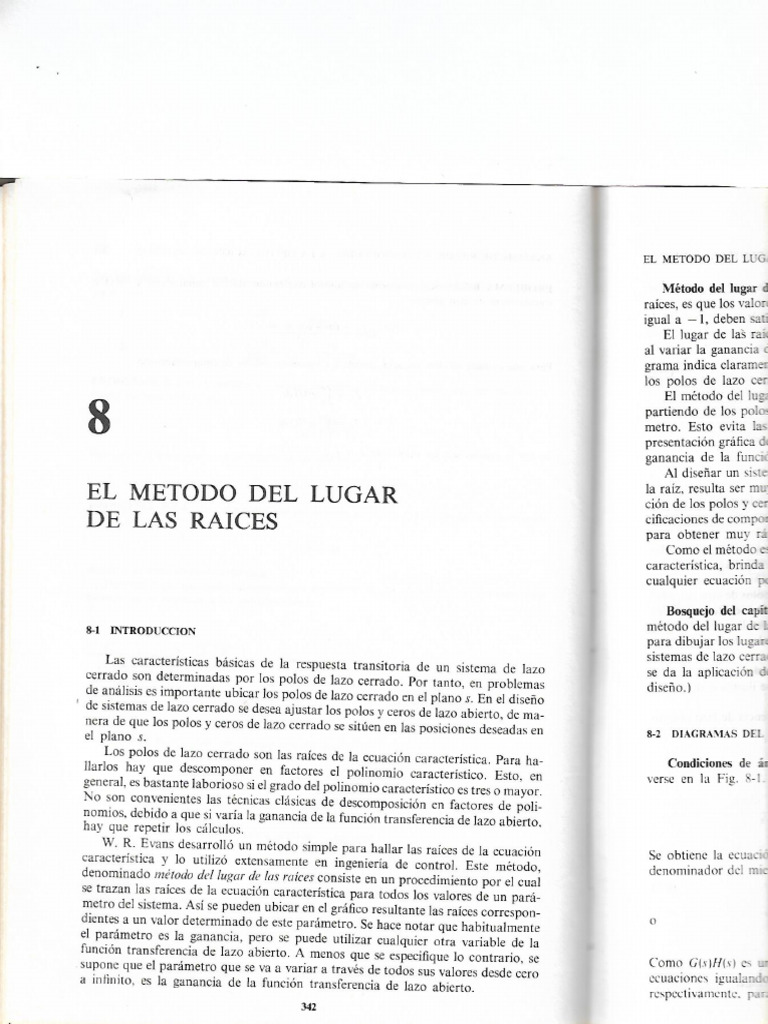 Método Del Lugar de Las Raíces Katsuhiko Ogata | PDF