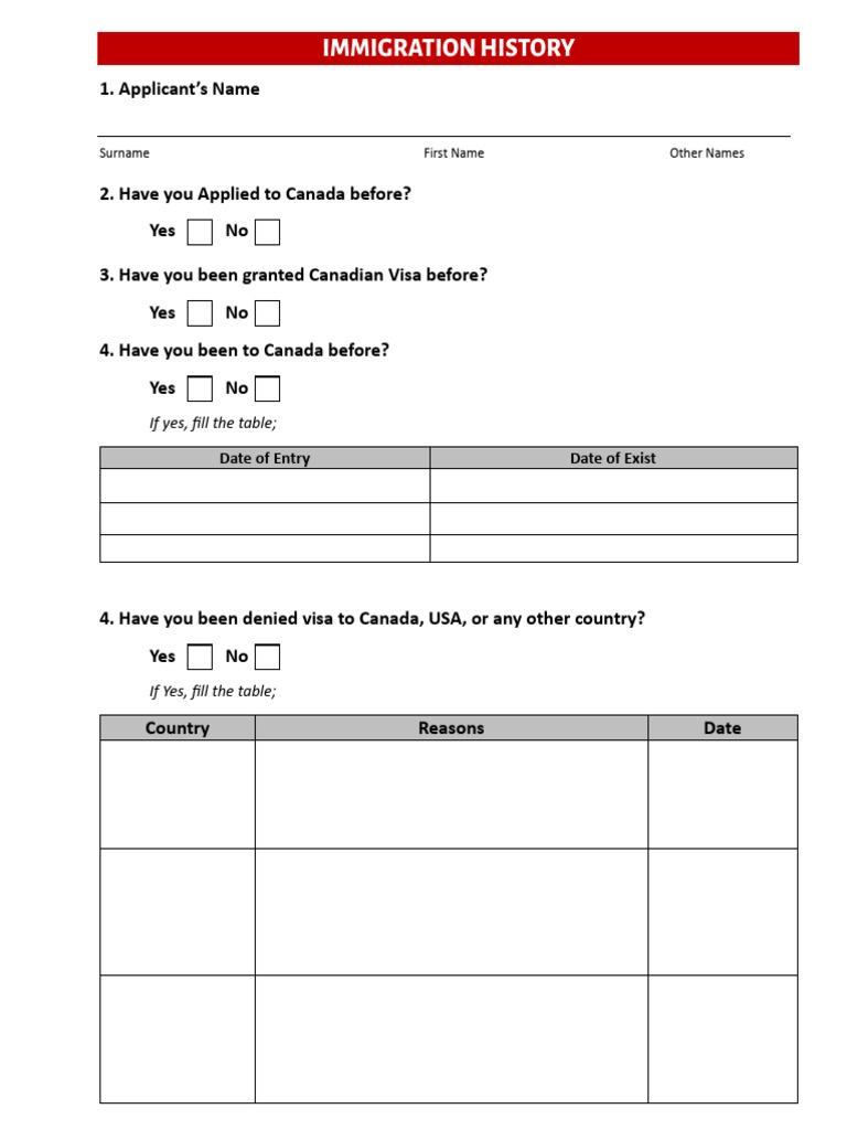 Immigration History | PDF
